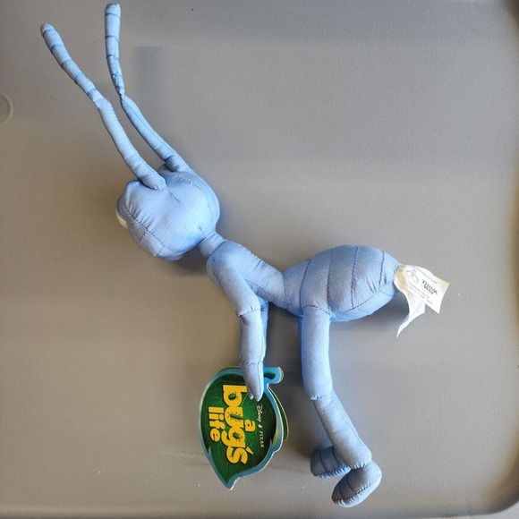 Disney | Toys | Disney Store Bugs Life Soft Blue Flik Ant 5 Plush Wet N ...